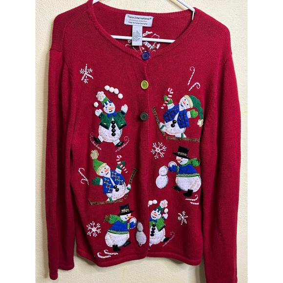 Tiara International | Sweaters | Tiara International Ugly Christmas ...